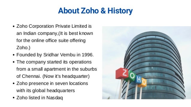 About modern successful startup Zoho - By Jimit Patel | PDF