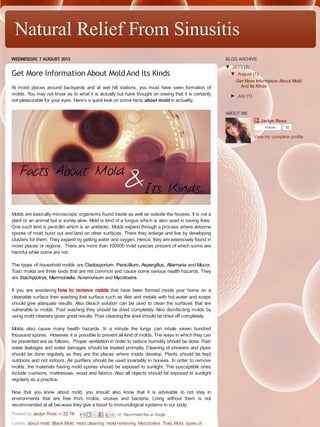 About Mold & Its Kinds | PDF