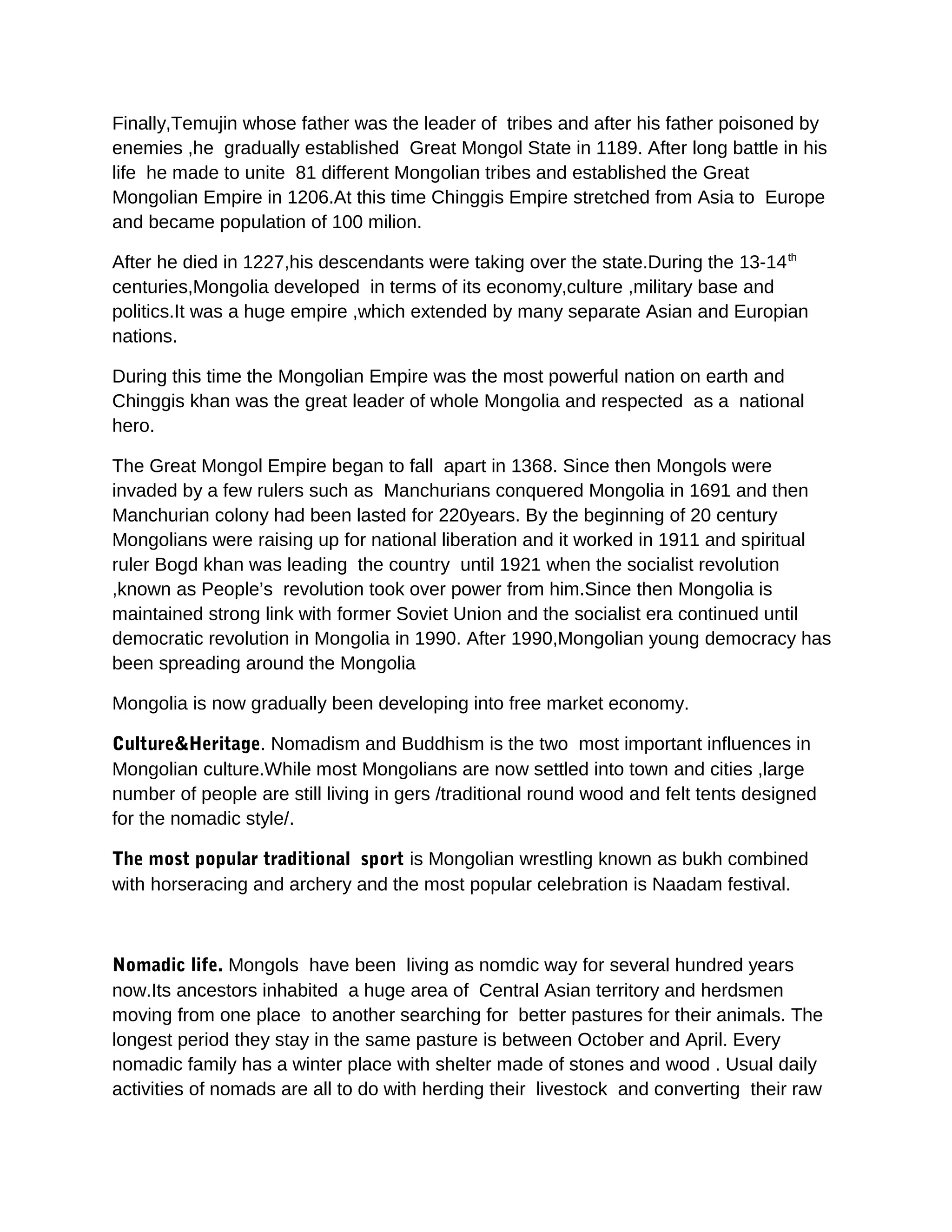 About mongolia 1 complete | DOC