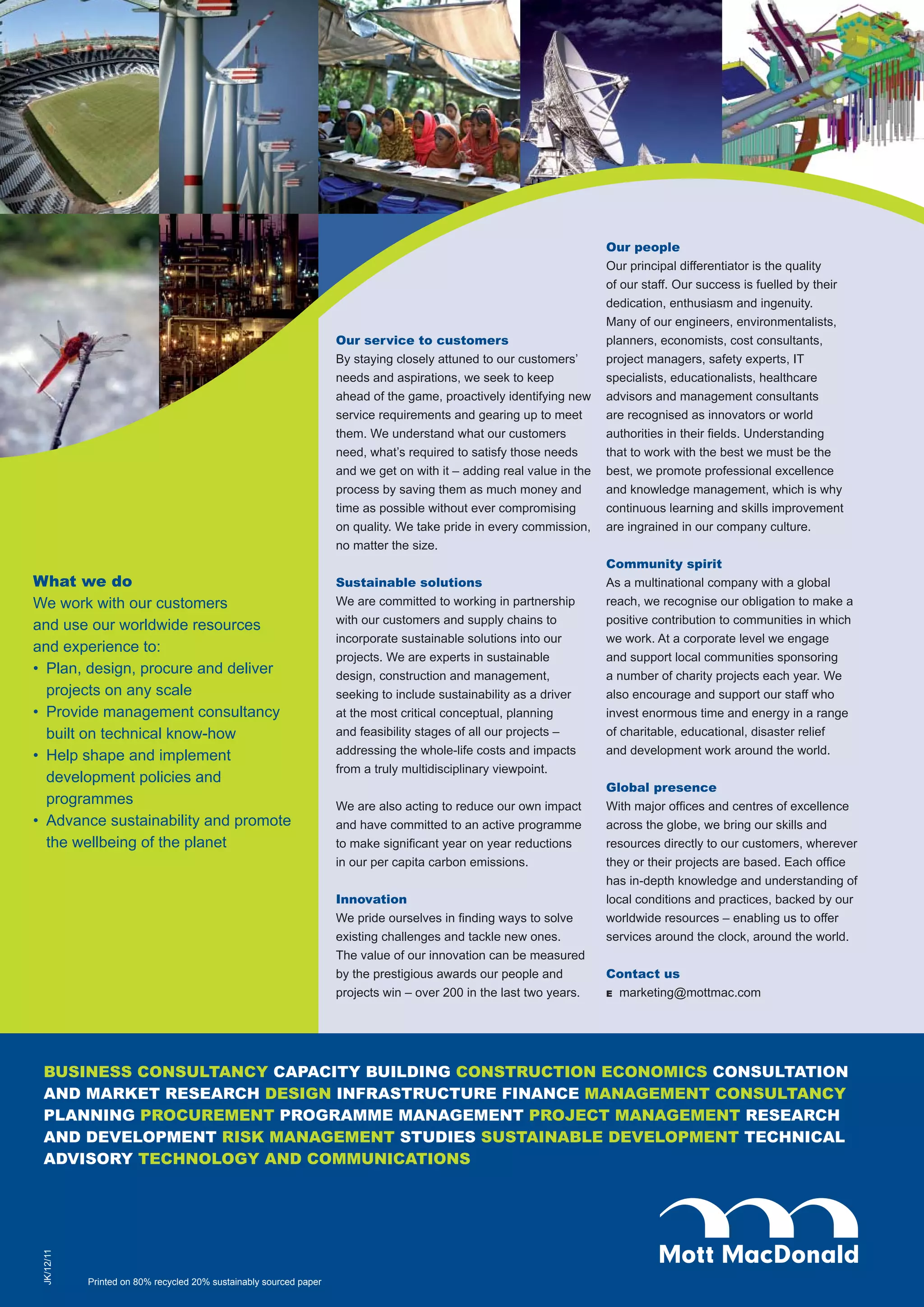 Mott MacDonald - A Bit About Us | PDF