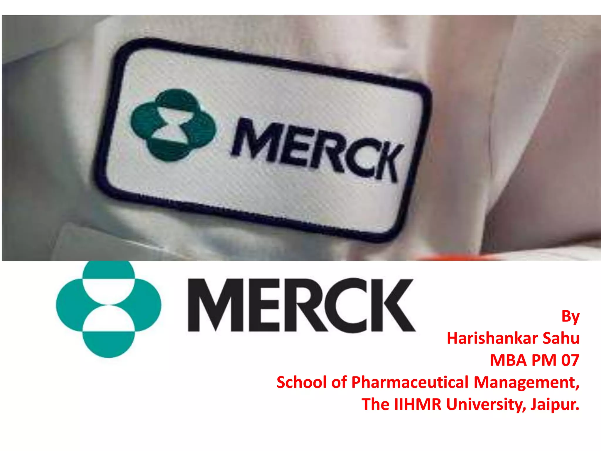 Merck india | PPTX