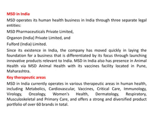 Merck india | PPTX