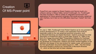 About MS Power Point.pptx | Desktop Publishing | Computer Software and ...