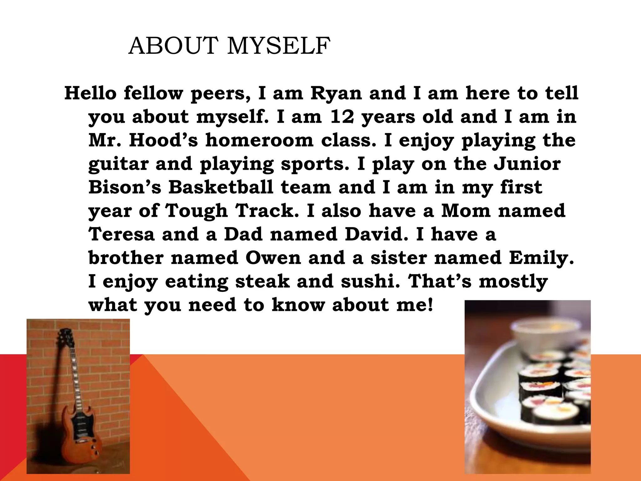 About myself-RJ Johnson | PPTX