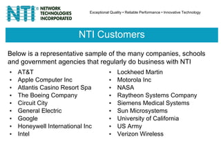 About Nti | PPT