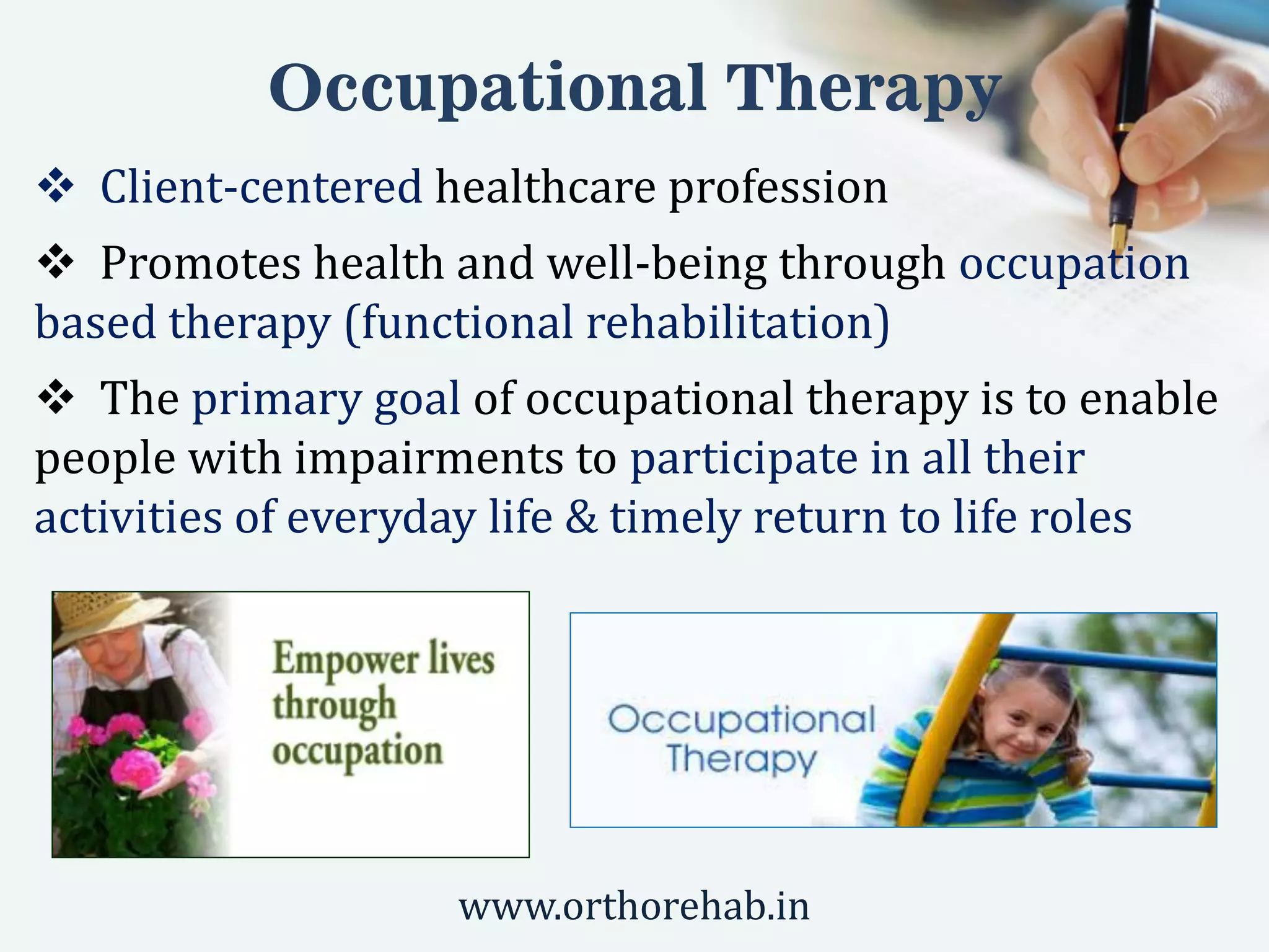 About Occupational Therapy | PDF