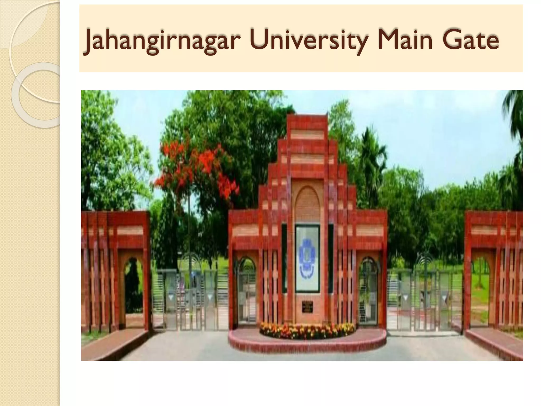 About of Jahangirnagar University | PDF