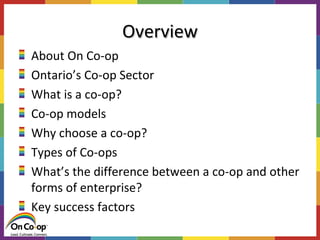 About On Co Op | PPT
