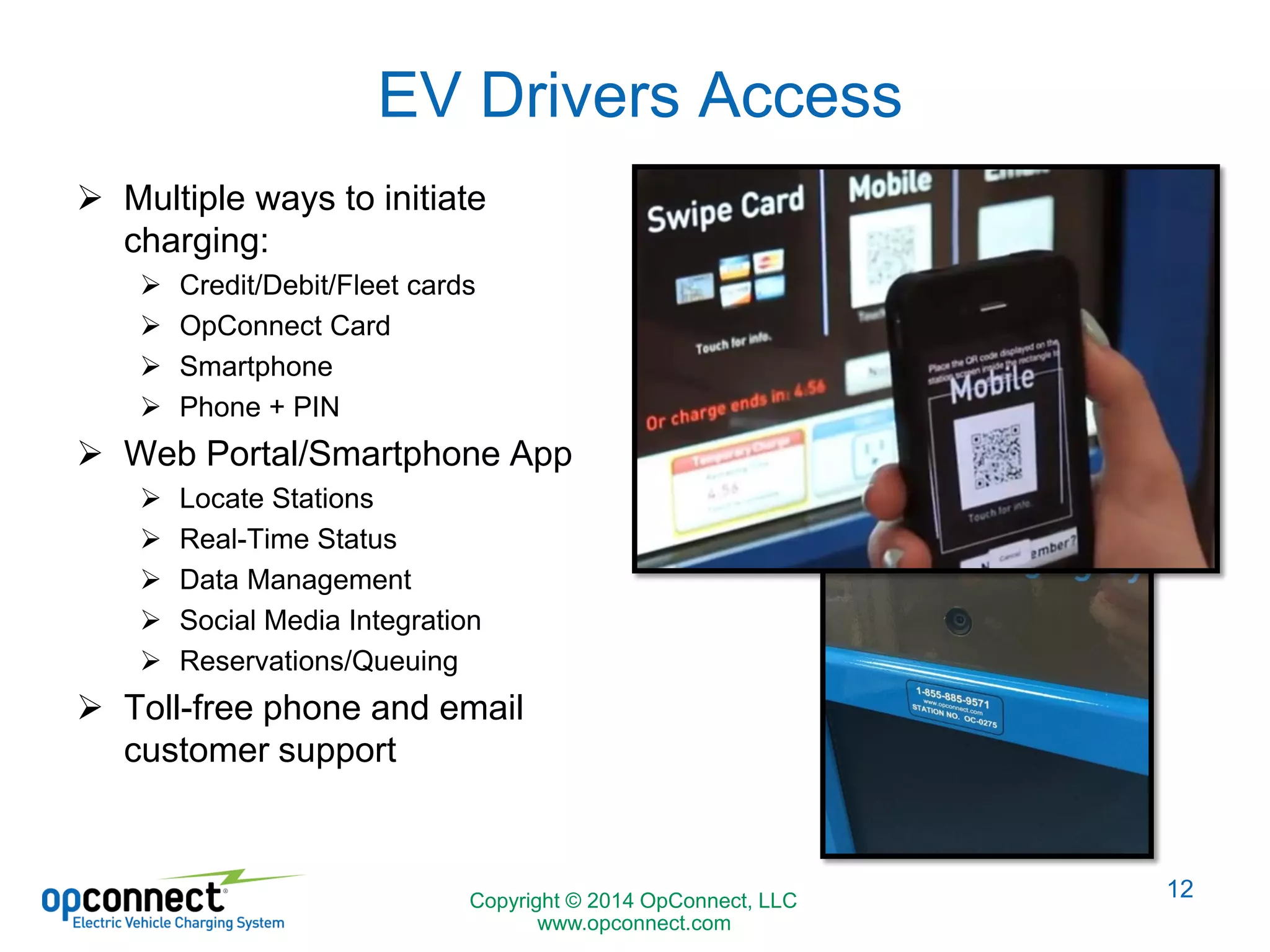 About Electric Vehicle Charging and OpConnect EV Charging Stations | PPT