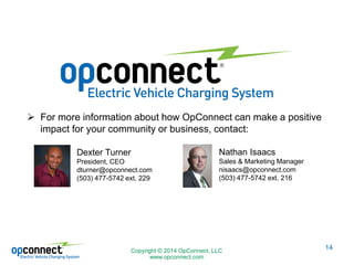 About Electric Vehicle Charging and OpConnect EV Charging Stations | PPT