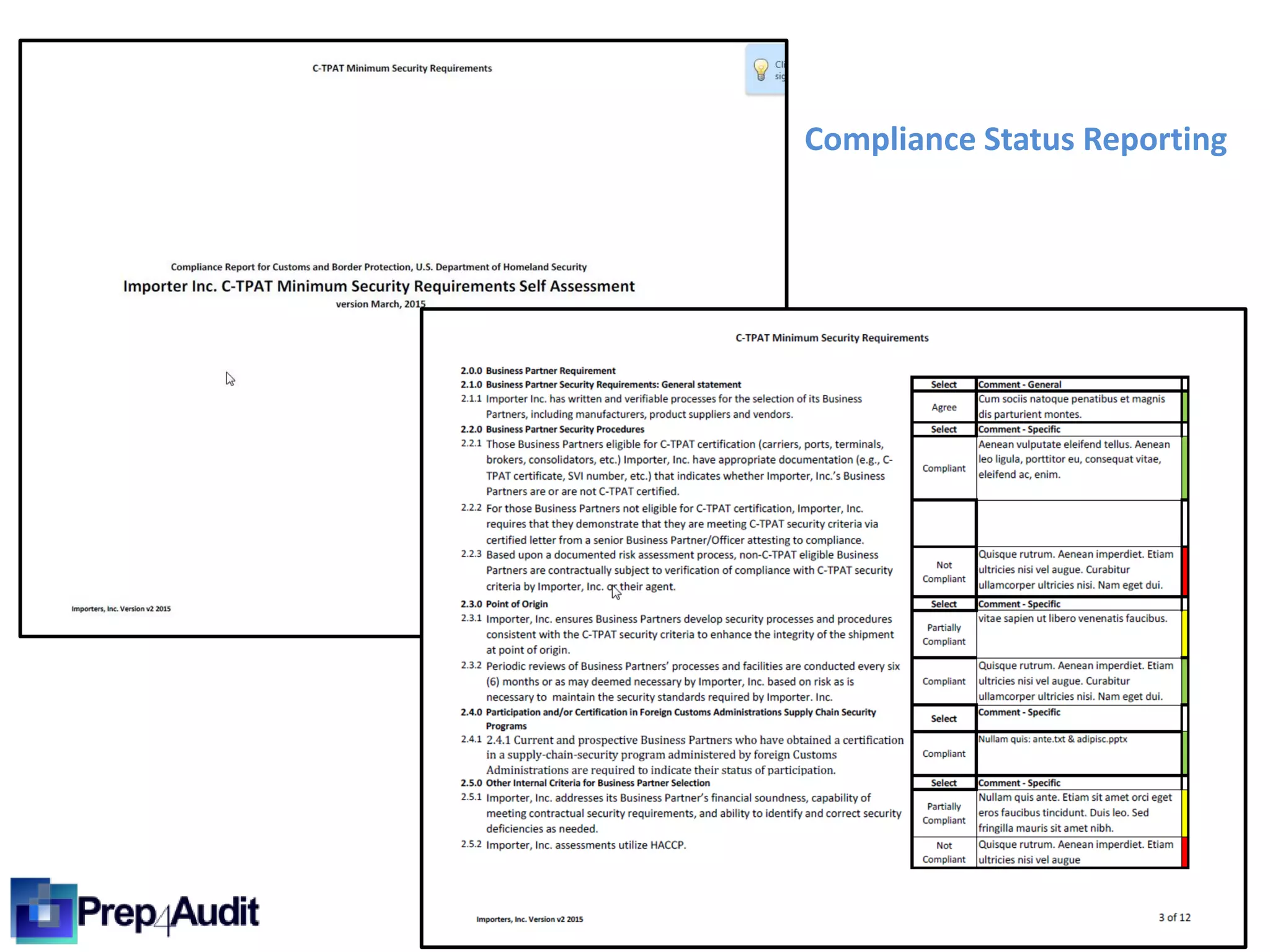 Our Compliance Plan Templates and Tracking Worksheets | PDF