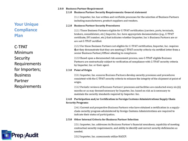 Our Compliance Plan Templates and Tracking Worksheets | PPT