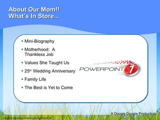 About our mom | PPT | Christianity | Religion & Spirituality