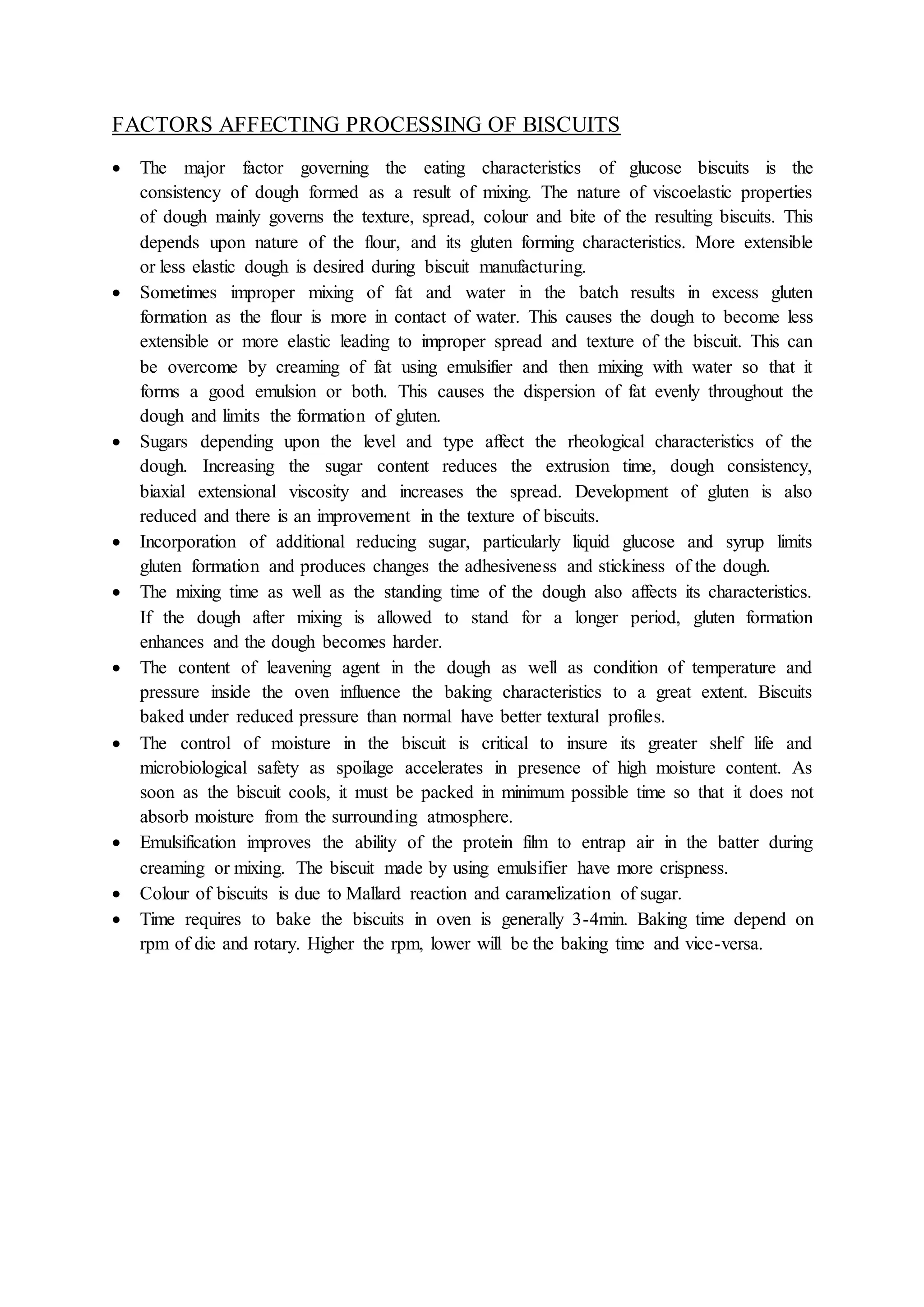 Parle G manufacturing | DOCX