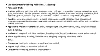 About Person You have to reach your goal using that vocab | PPT