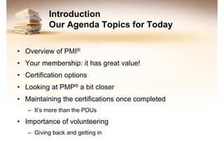 About pmi v2_feb2014dc | PPT