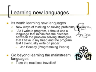 About programming languages | PPT