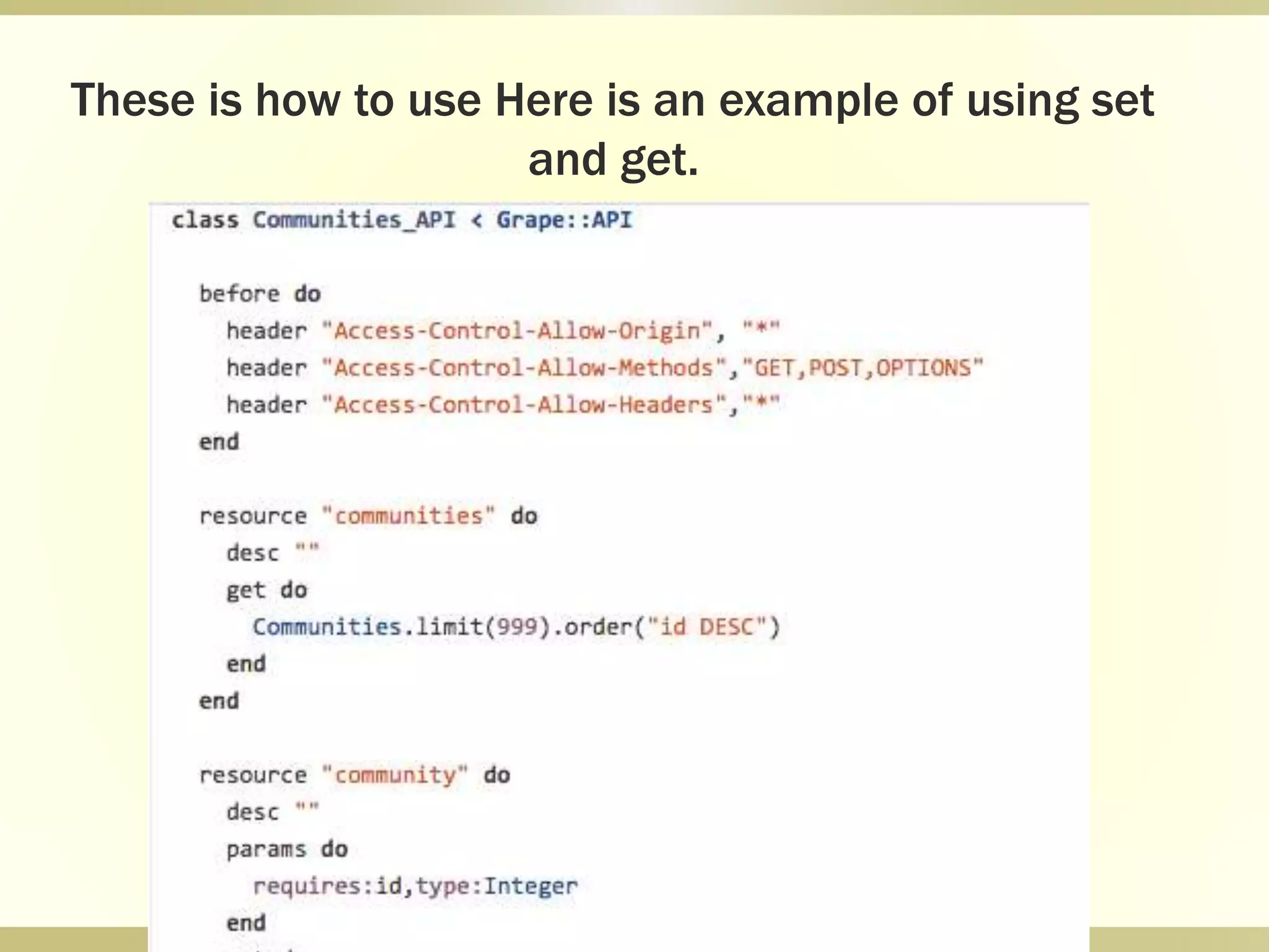 Regarding Data Persistence during the prototype development | PPT