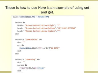 Regarding Data Persistence during the prototype development | PPT