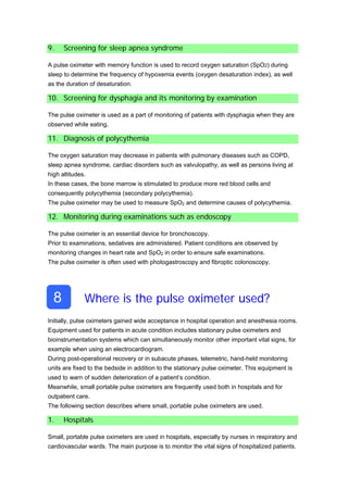 About pulseoximetry | PDF | Heart and Cardiovascular Diseases | Diseases and Conditions