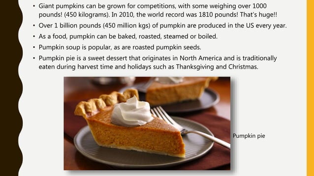 About pumpkins | PPT