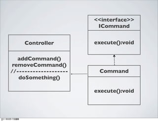 關於 Puremvc Command 的那點事 | PPT