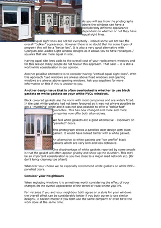 About pvc windows | PDF