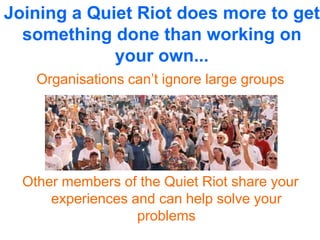 Quiet Riots - short story | PPTX