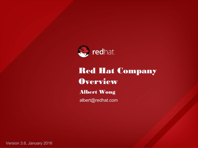 Introduction to Red Hat | ODP | Operating Systems | Computer Software ...