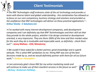 RNF Technologies Overview | PPT