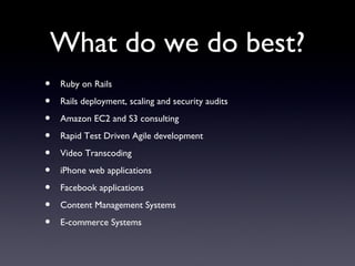 RoRCraft - Ruby on Rails Craftsman | PPT