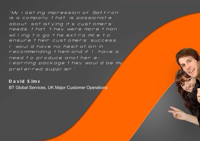 About Saffron Interactive | PPT