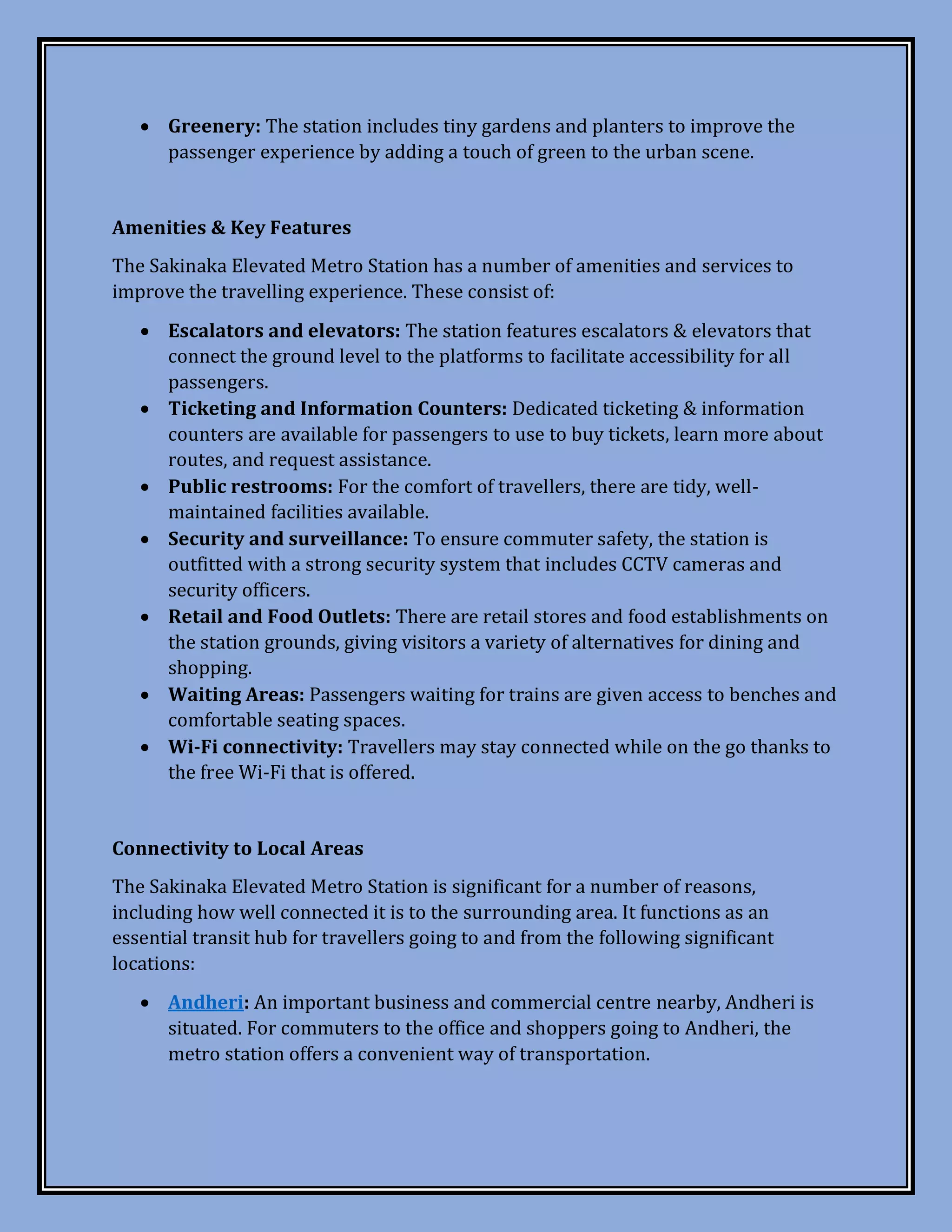 About SakiNaka Elevated Metro Station in Mumbai.pdf