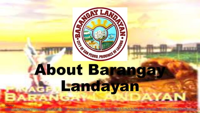 About San Pedro City and Barangay Landayan.pptx | South America Travel ...