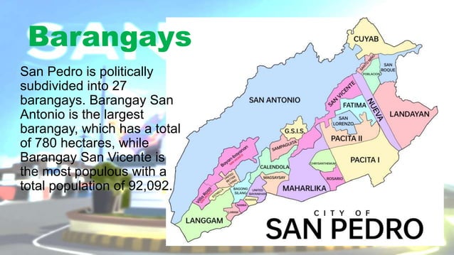 About San Pedro City and Barangay Landayan.pptx | South America Travel ...