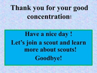 About scouting | PPT