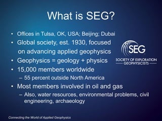 About seg 2019 presentation | PPTX