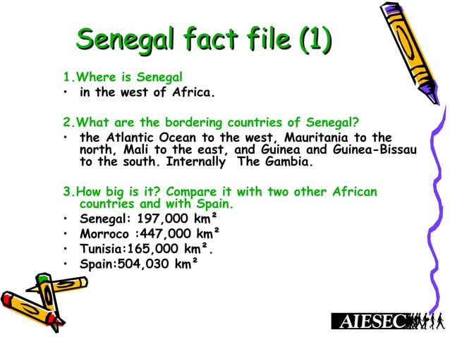 SENEGAL PRESENTATION | PPT