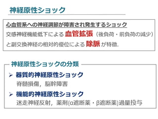 ショックについて