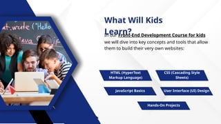 About SkyHi Tech Academy’s Front-End Development Course for Kids | PPTX