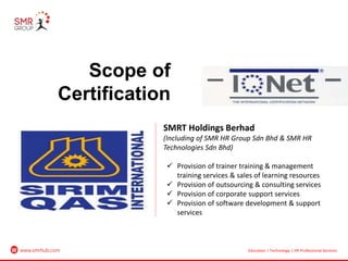 SMR Induction | PPTX