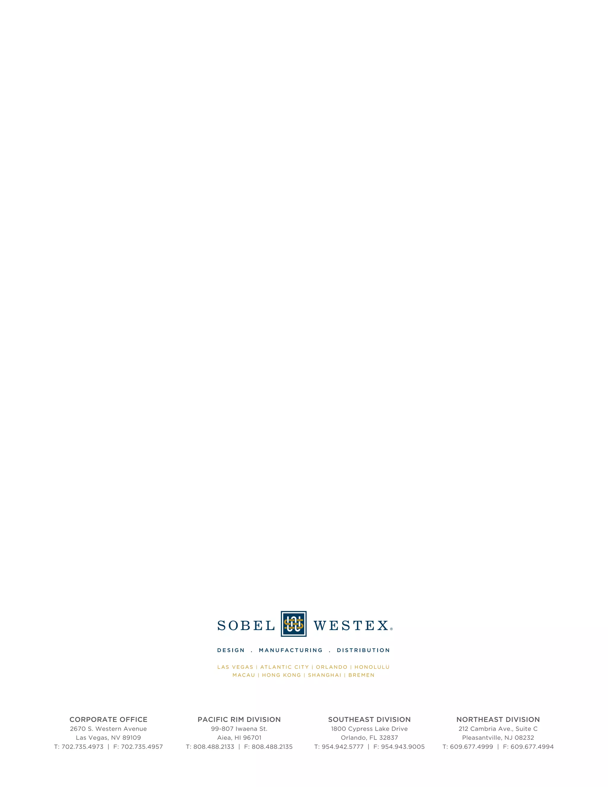 About sobel brochure | PDF