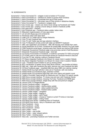 Social TV: How Facebook, Twitter and connected television transform global TV advertising, pay ...