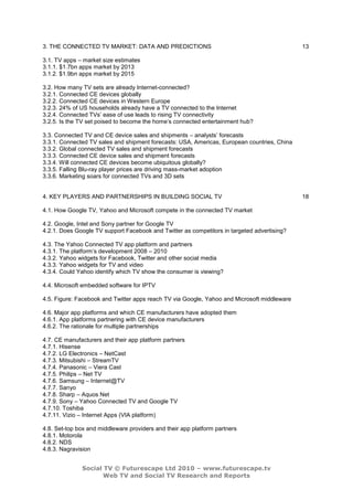 Social TV: How Facebook, Twitter and connected television transform global TV advertising, pay ...