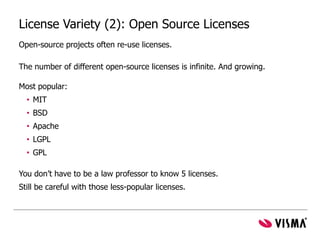 Software licenses: short unofficial overview | PPT