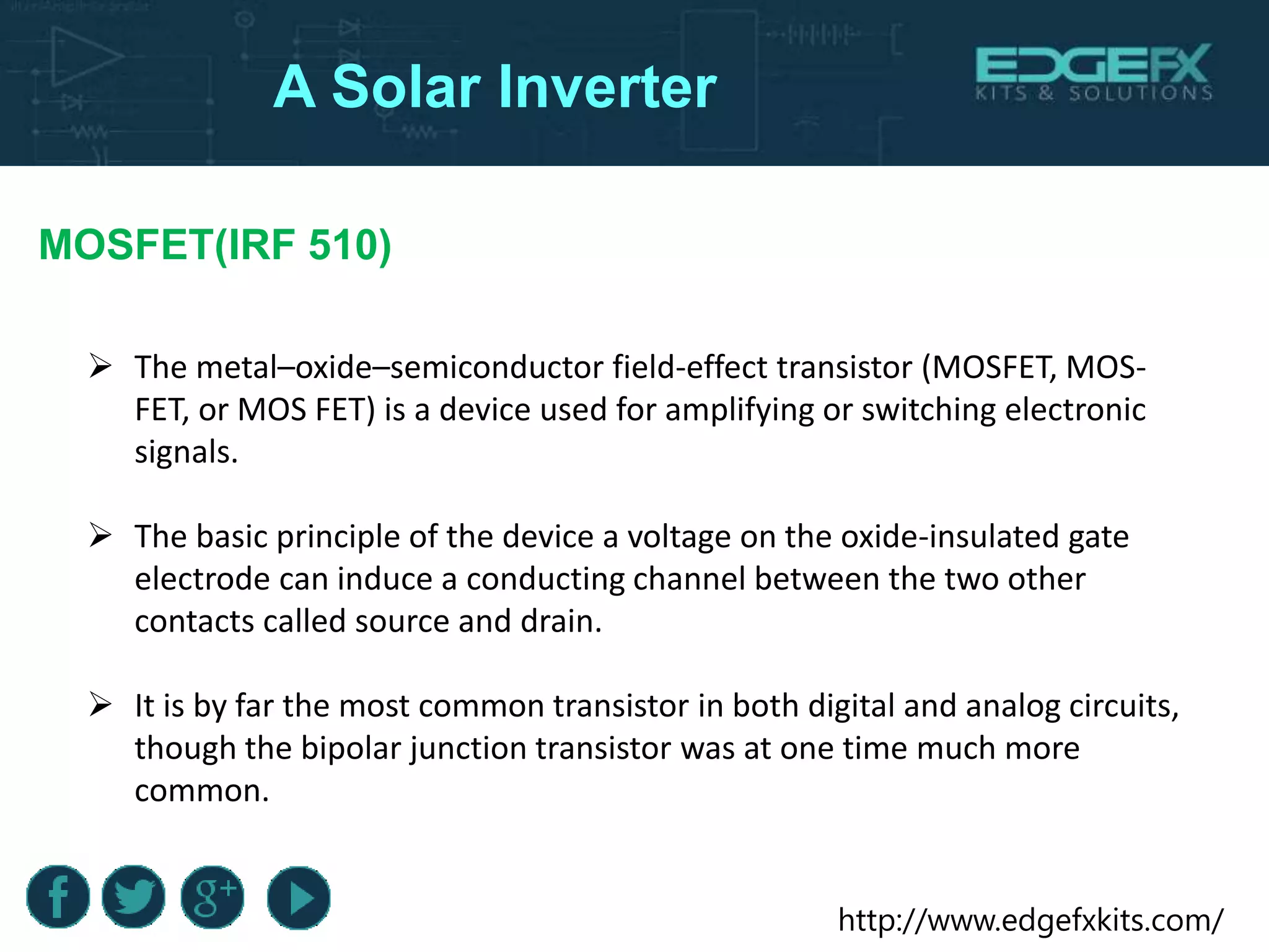 About Solar Inverter | PPTX