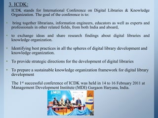 About some major& prominent international & South Asian conferences on ...