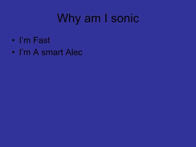 About Sonic | PPT