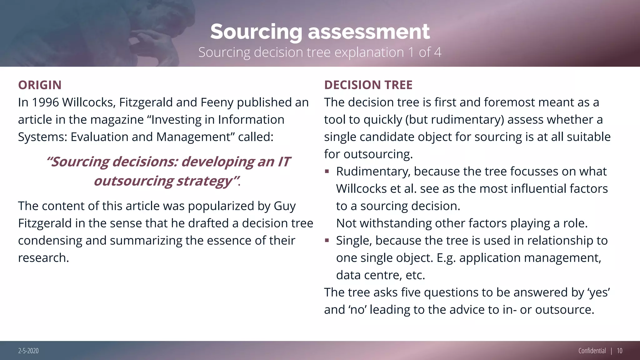 About sourcing decision tree | PPTX