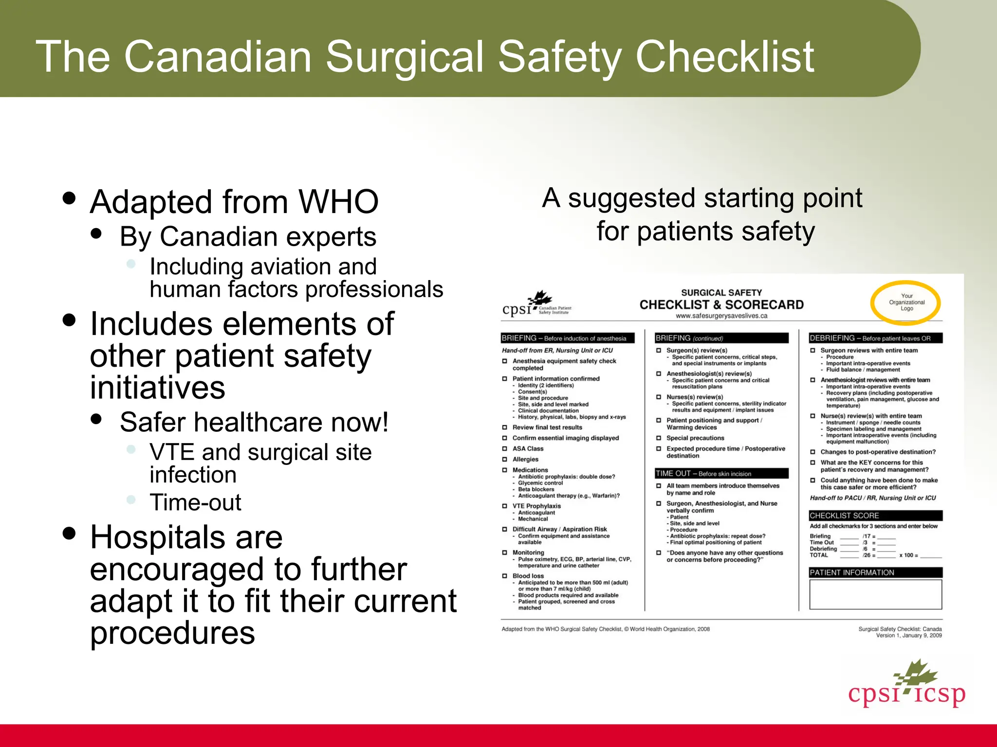 Safe surgery safe life About SSSL Presentation.ppt